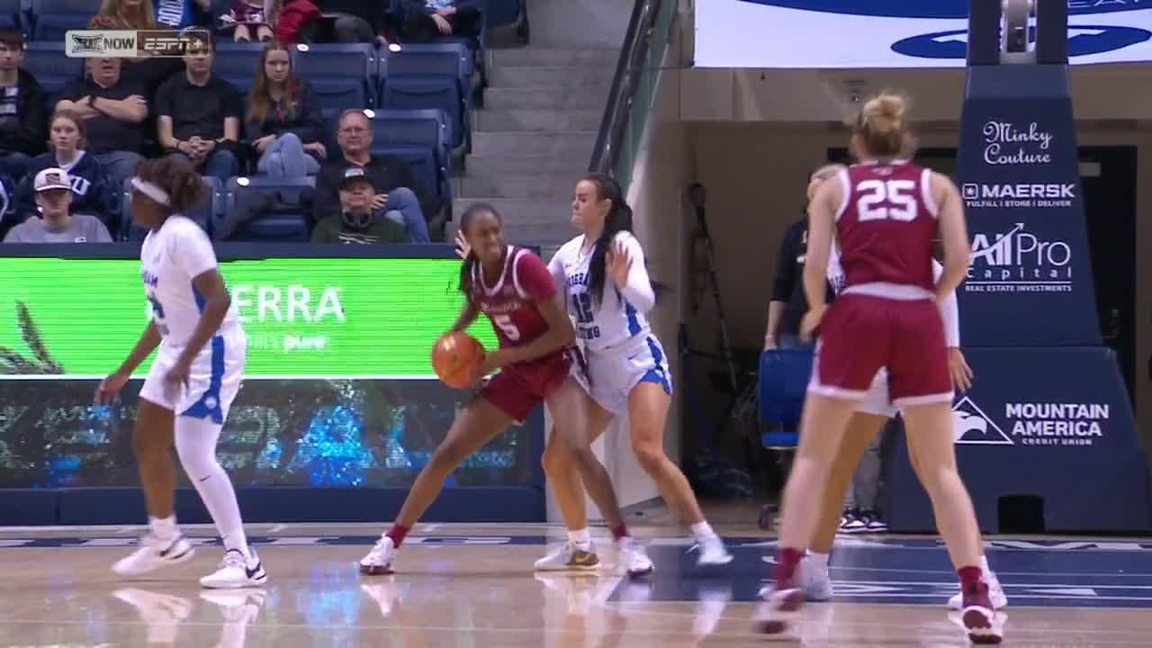 Reyna Scott nails it from behind the arc - ESPN Video