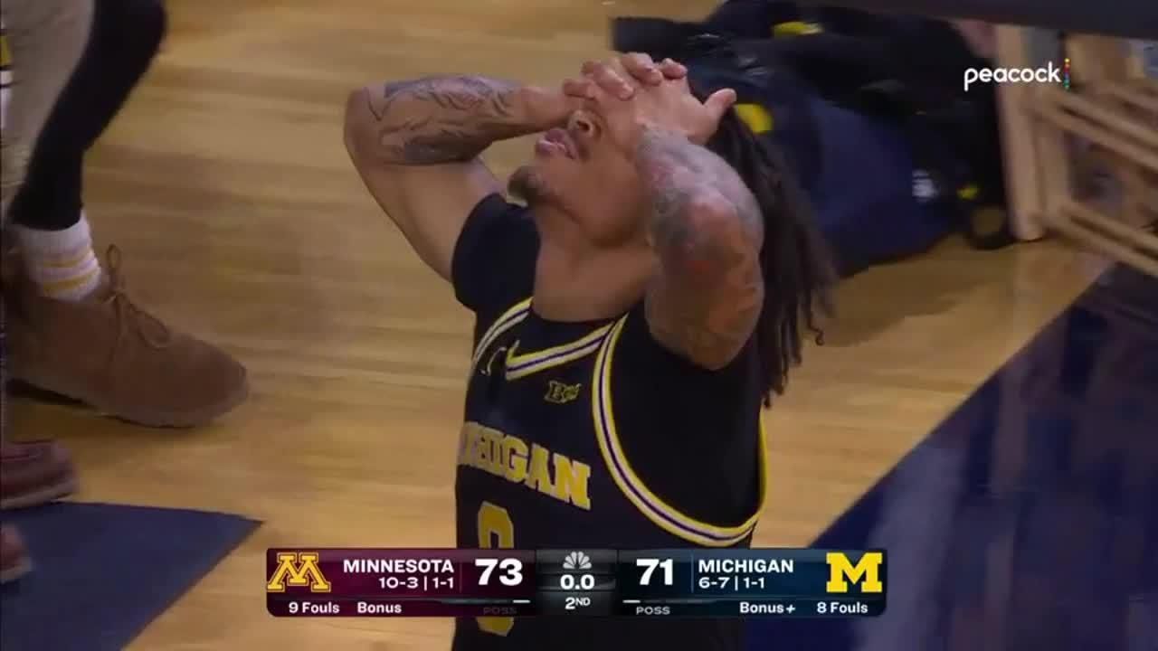 Minnesota beats Michigan as Dug McDaniel misses tying shot - ESPN Video