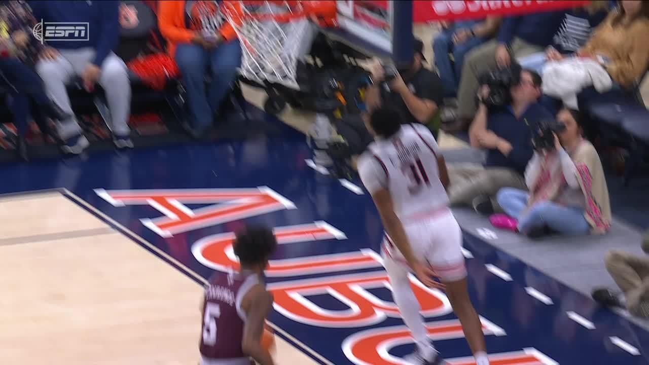 Tyrece Radford drops in the smooth shot - ESPN Video