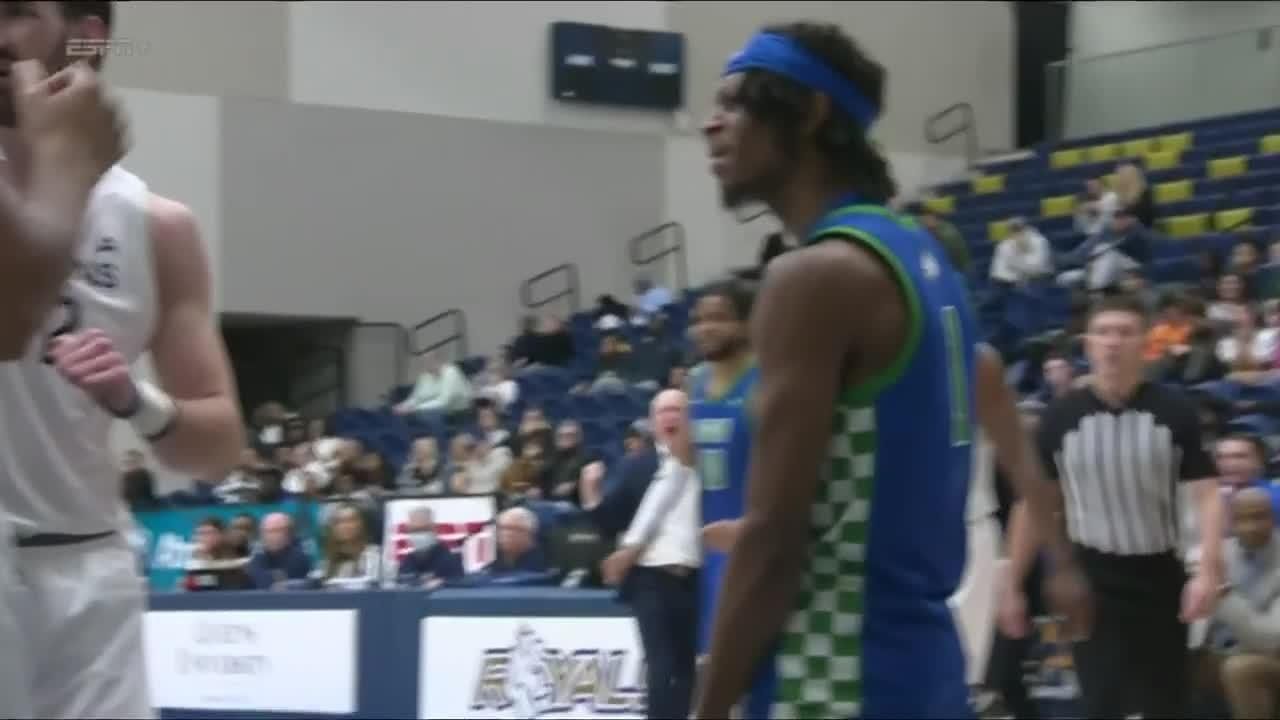 Rahmir Barno gets the and-1 to fall - ESPN Video