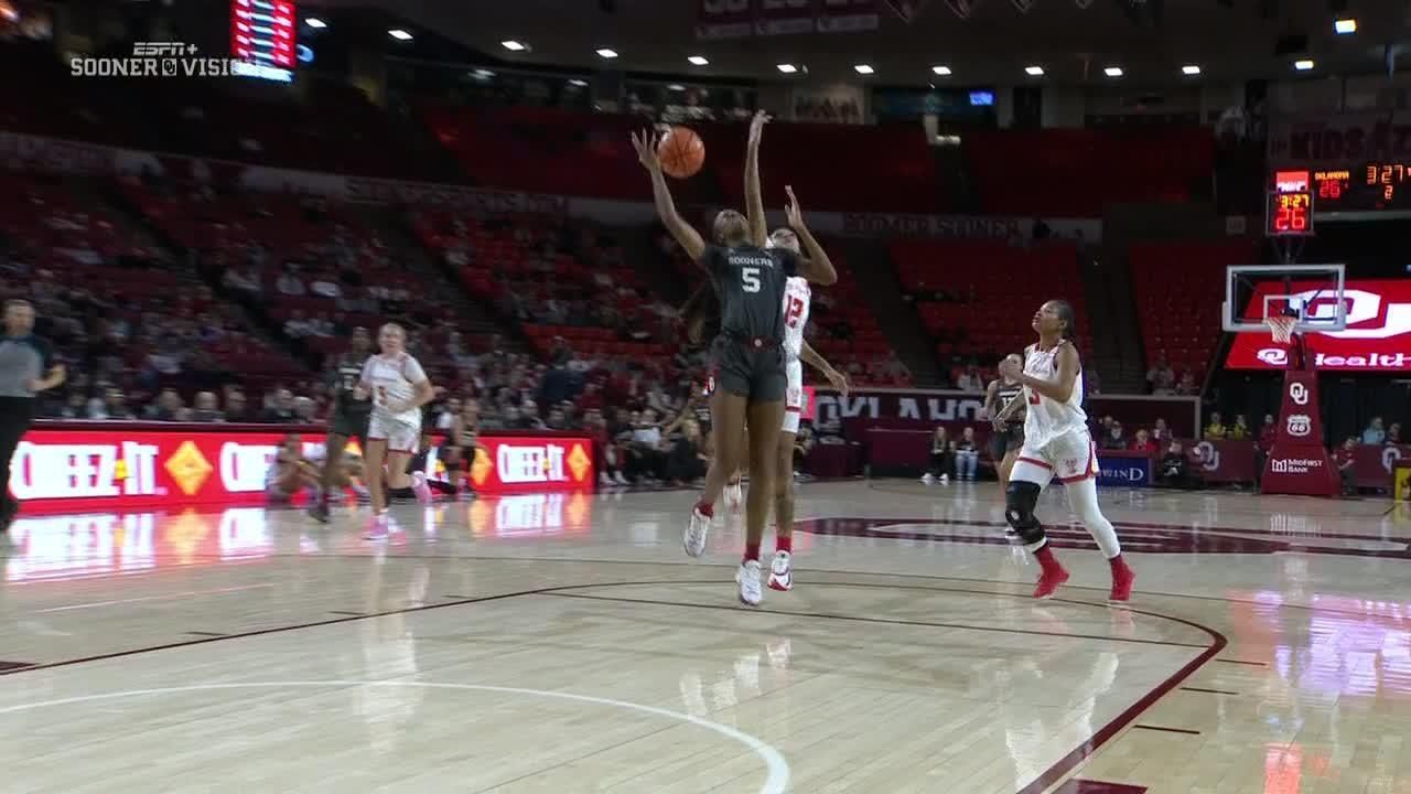 Kiersten Johnson finishes through contact - ESPN Video