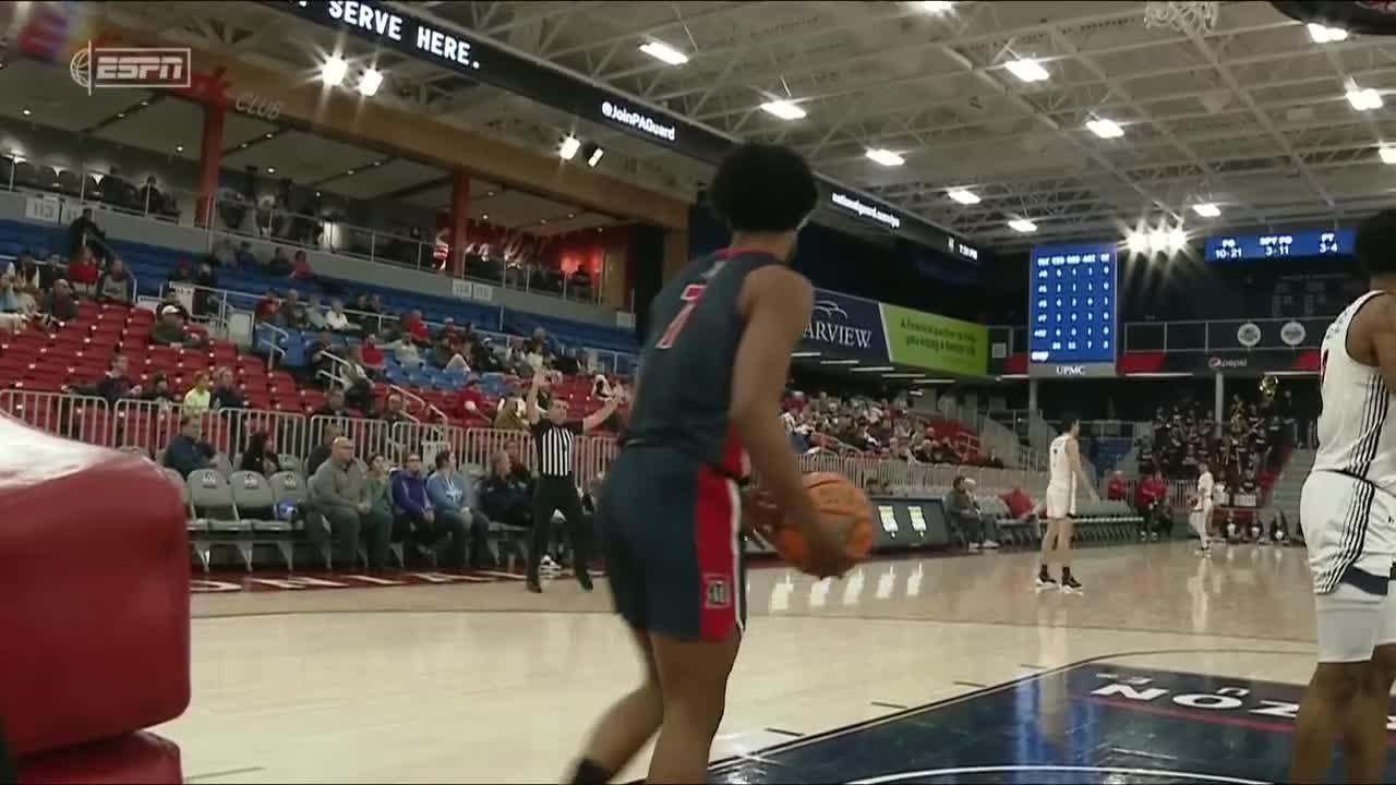 Abdullah Olajuwon makes a great defensive play for the steal - ESPN Video