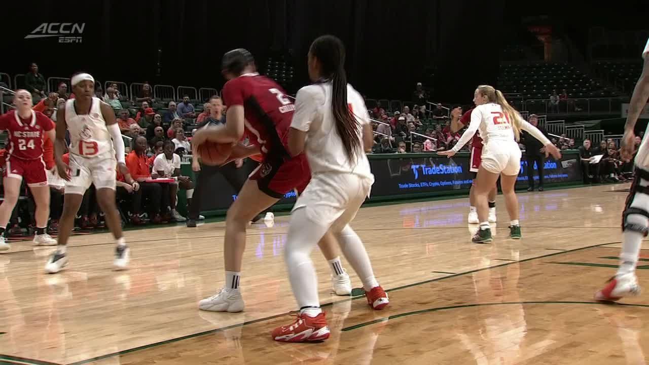 Mimi Collins with a 2 Pt vs. Miami Hurricanes - ESPN Video