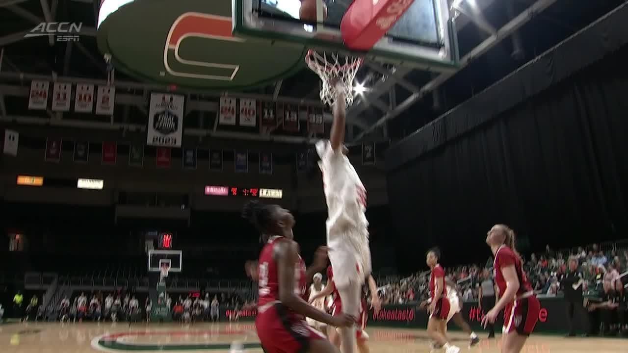 Lazaria Spearman with a 2 Pt vs. NC State Wolfpack - ESPN Video