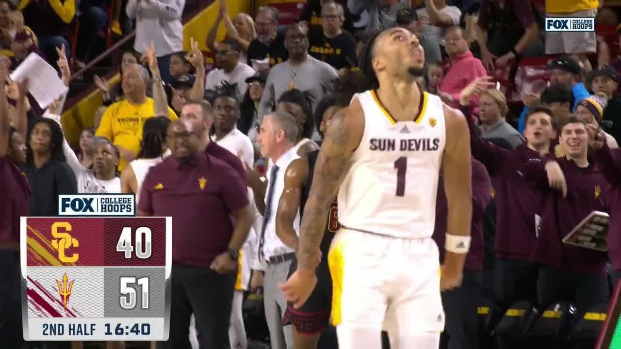 Frankie Collins drains the trey for ASU - ESPN Video