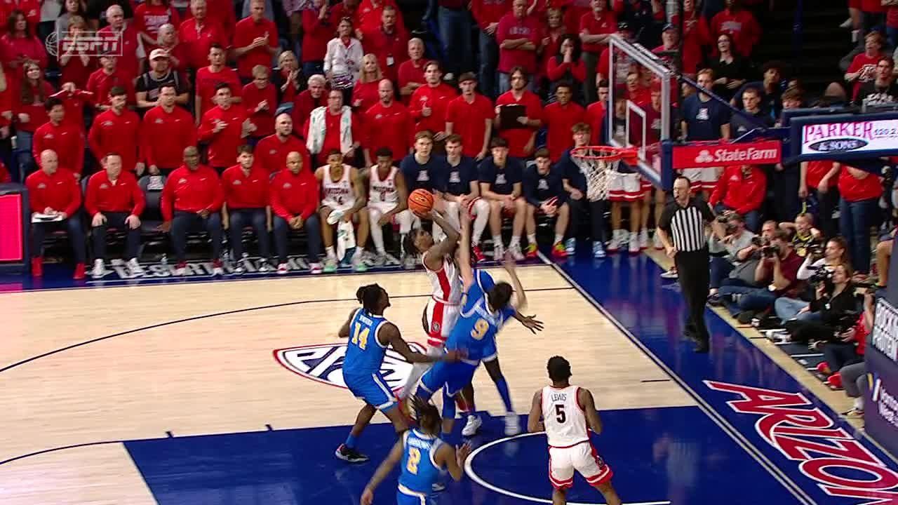 Caleb Love makes the layup and is fouled - ESPN Video