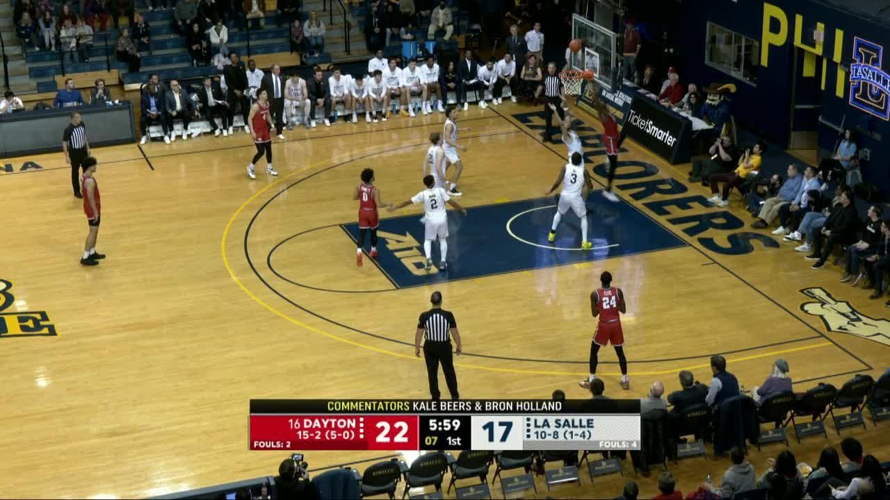 DaRon Holmes II works inside for a Dayton and-1 - ESPN Video