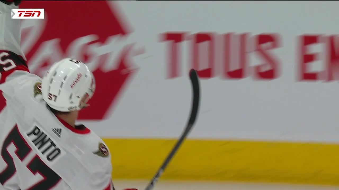 Shane Pinto scores goal vs. Canadiens - ESPN Video