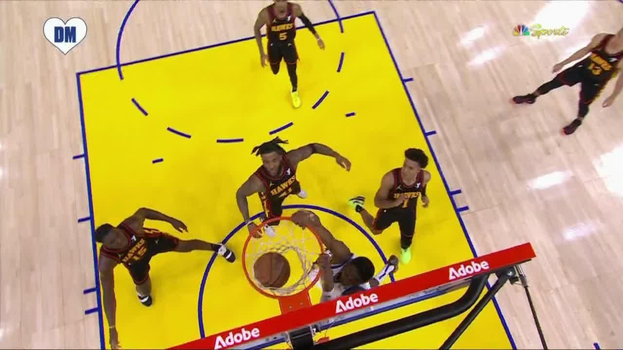 Jonathan Kuminga elevates for slam dunk Atlanta Hawks - ESPN Video