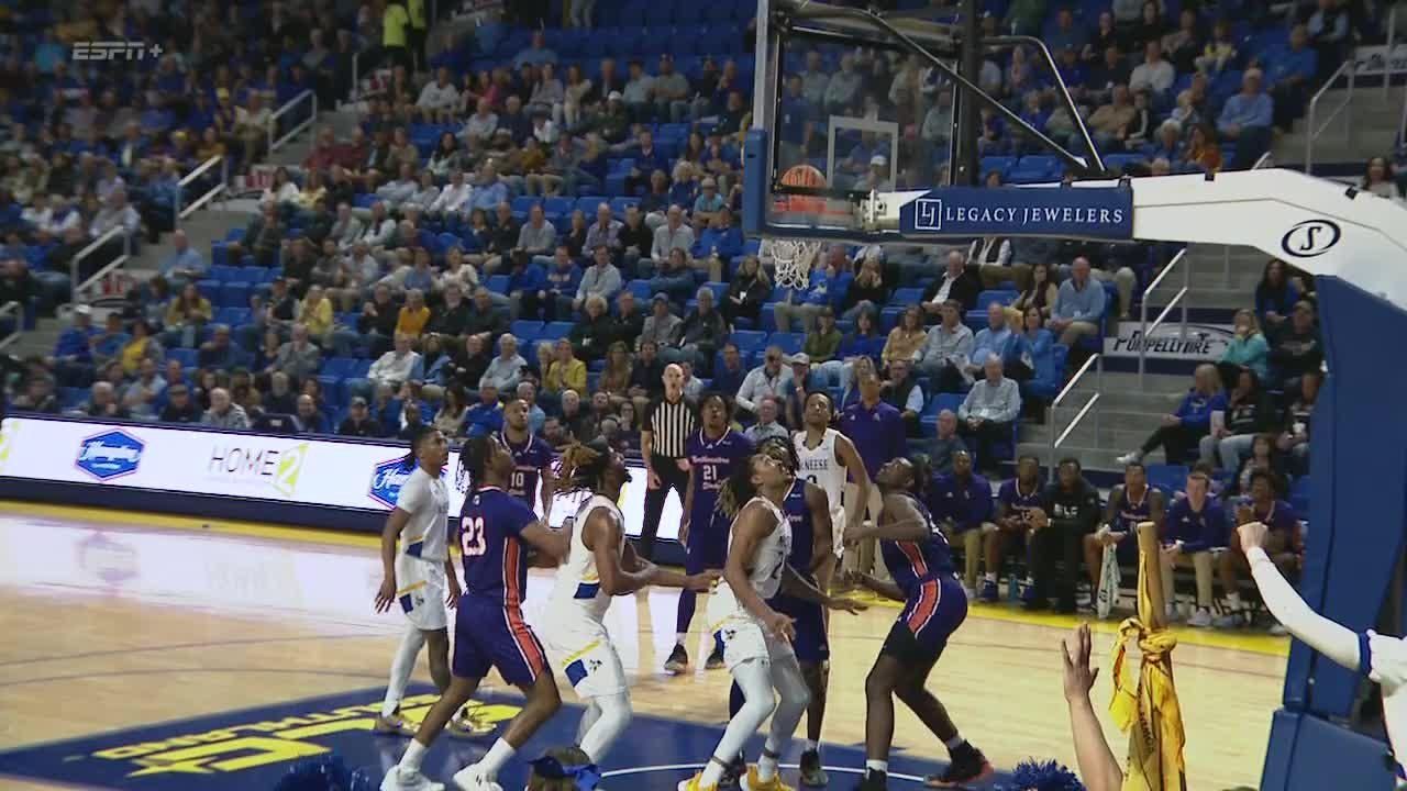 Christian Shumate gets the and-1 to fall - ESPN Video