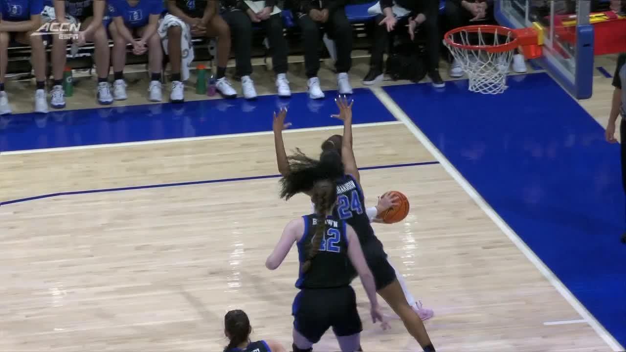 Emma Koabel makes a great defensive play for the steal - ESPN Video