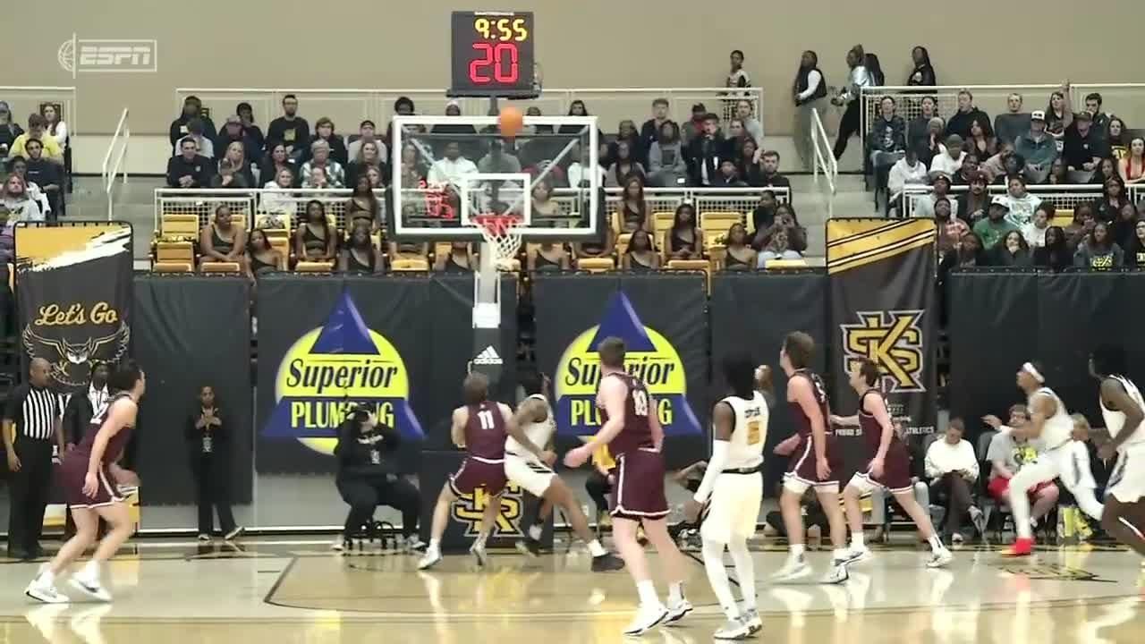 Simeon Cottle shows off range with long 3 - ESPN Video