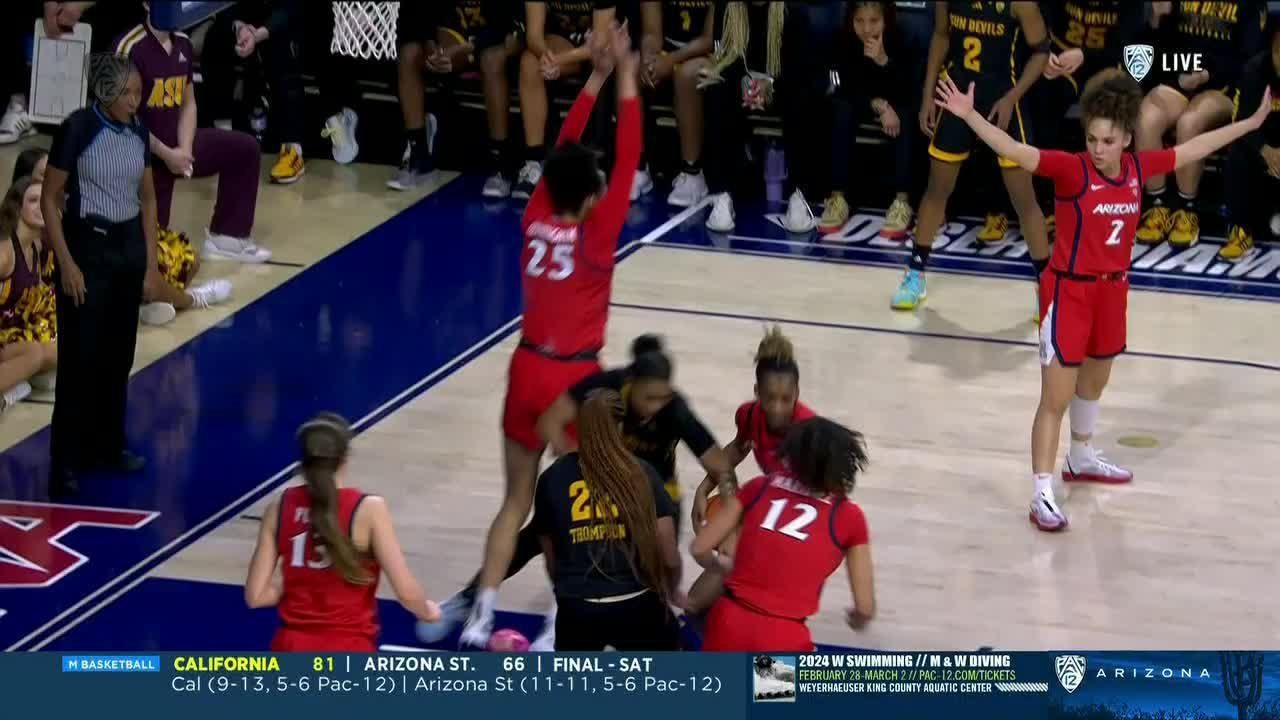 Skylar Jones makes a great defensive play for the steal - ESPN Video