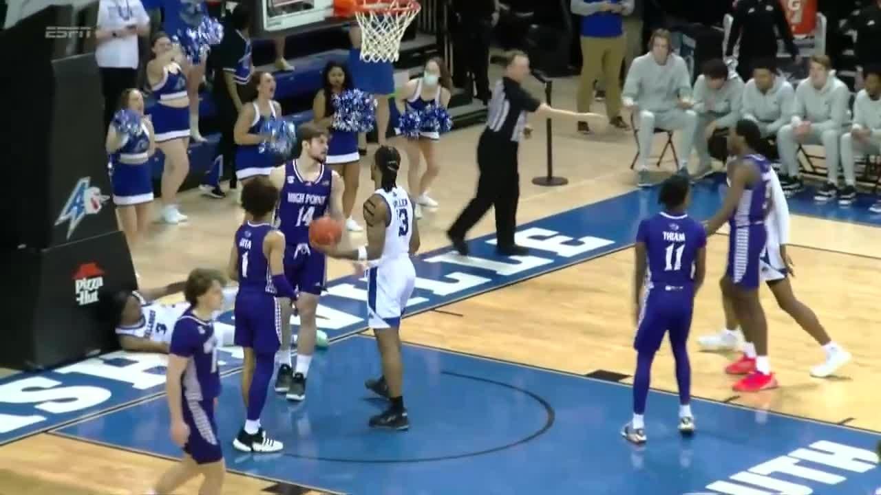 Josh Banks gets the and-1 to fall - ESPN Video
