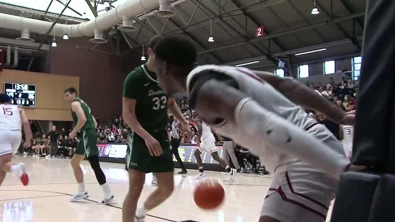 Chisom Okpara gets up for the beautiful dunk - ESPN Video