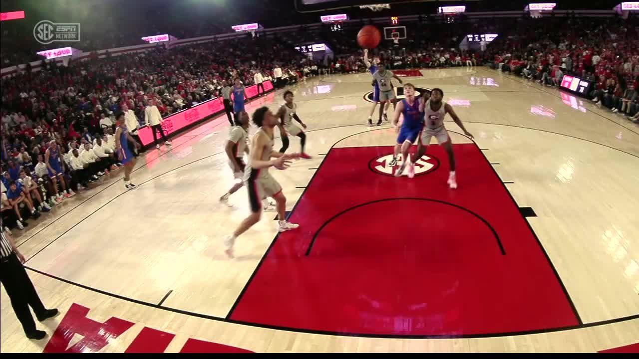 Alex Condon hits the trey vs. Georgia Bulldogs - ESPN Video