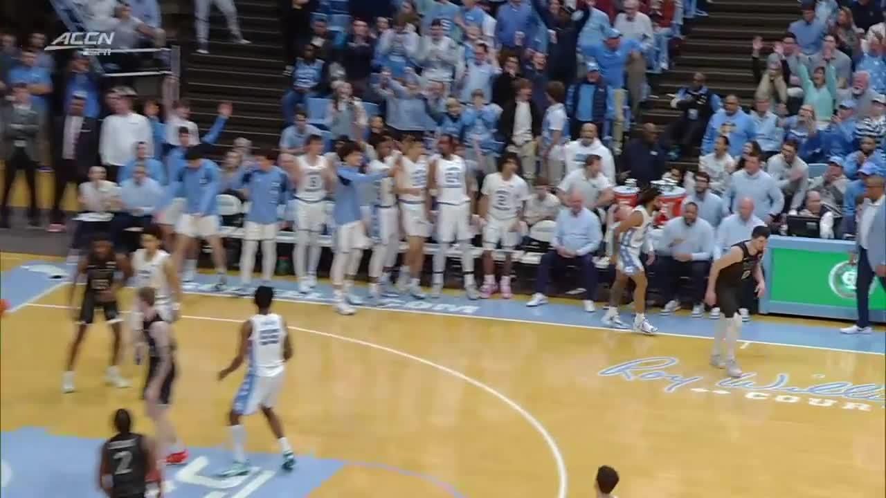 R.J. Davis' step-back trey delights UNC crowd - ESPN Video