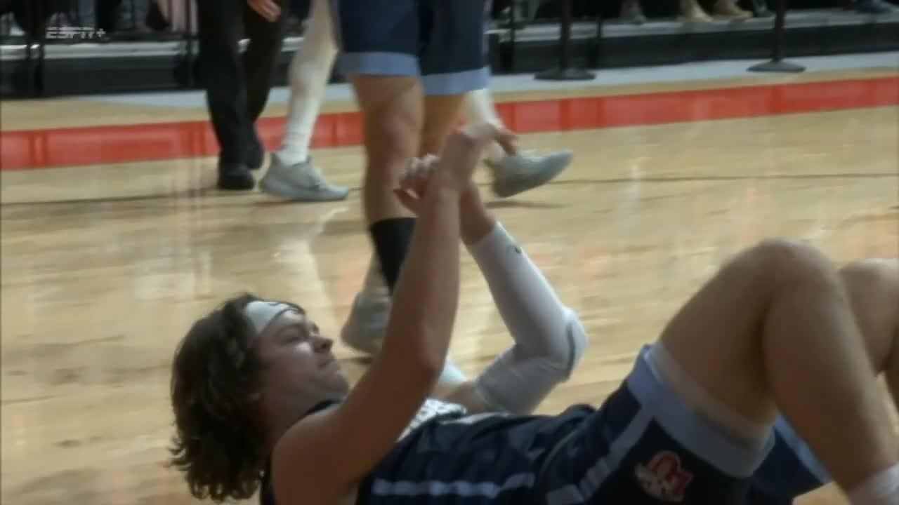 Cameron Huefner gets the hoop and the harm - ESPN Video