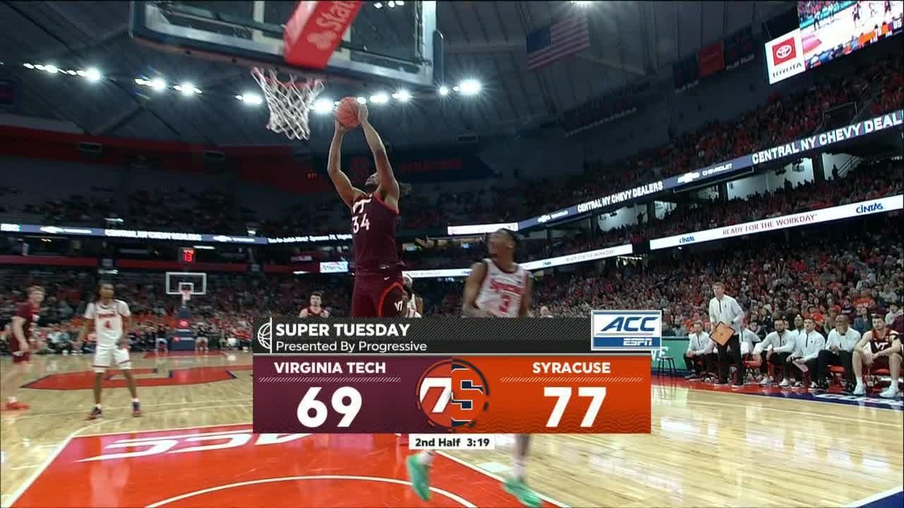 Mylyjael Poteat throws down huge dunk in second half - ESPN Video