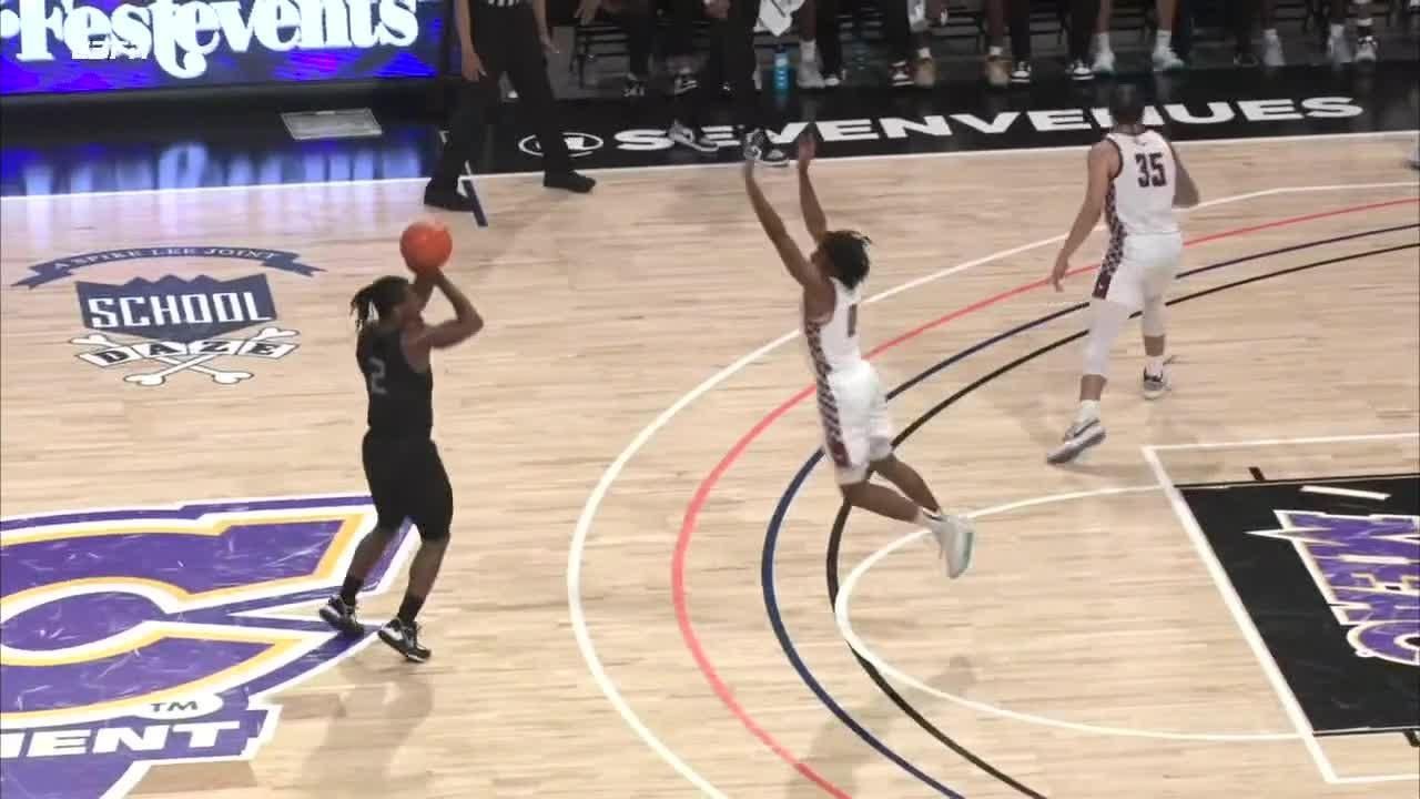 Dionte Johnson hits a deep 3 for Maryland-Eastern Shore - ESPN Video