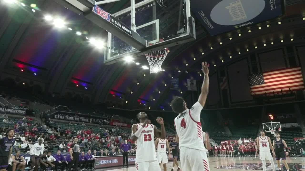 Yaw Obeng-Mensah fights off defender for and-1 - ESPN Video