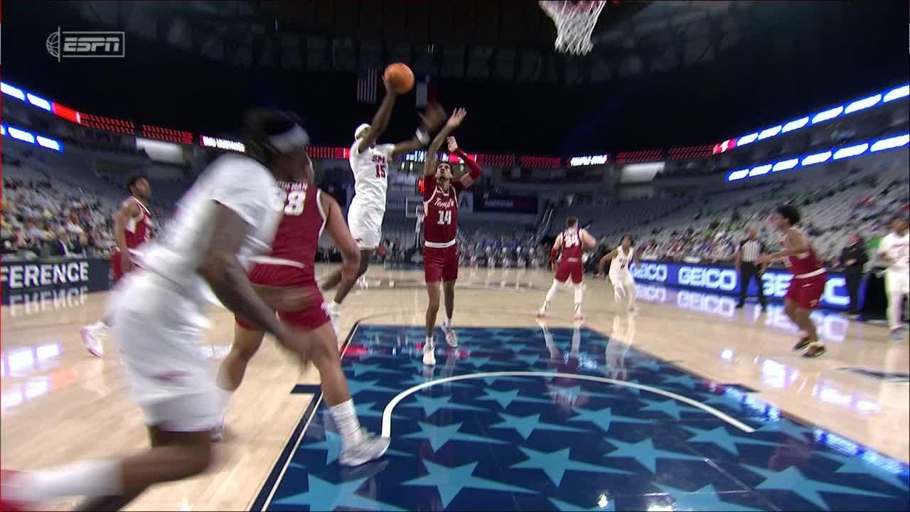 Steve Settle III with the massive stuff at the rim - ESPN Video