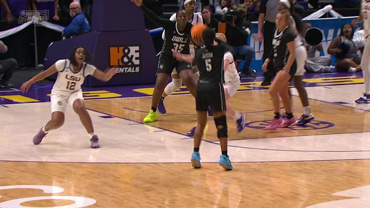 Destiny Jackson knocks down open 3 - ESPN Video