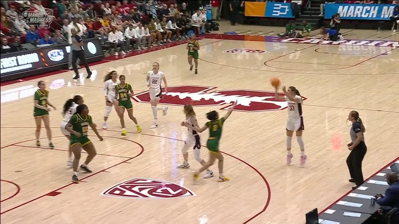 Hannah Jump sinks a trey from the wing for Stanford - ESPN Video
