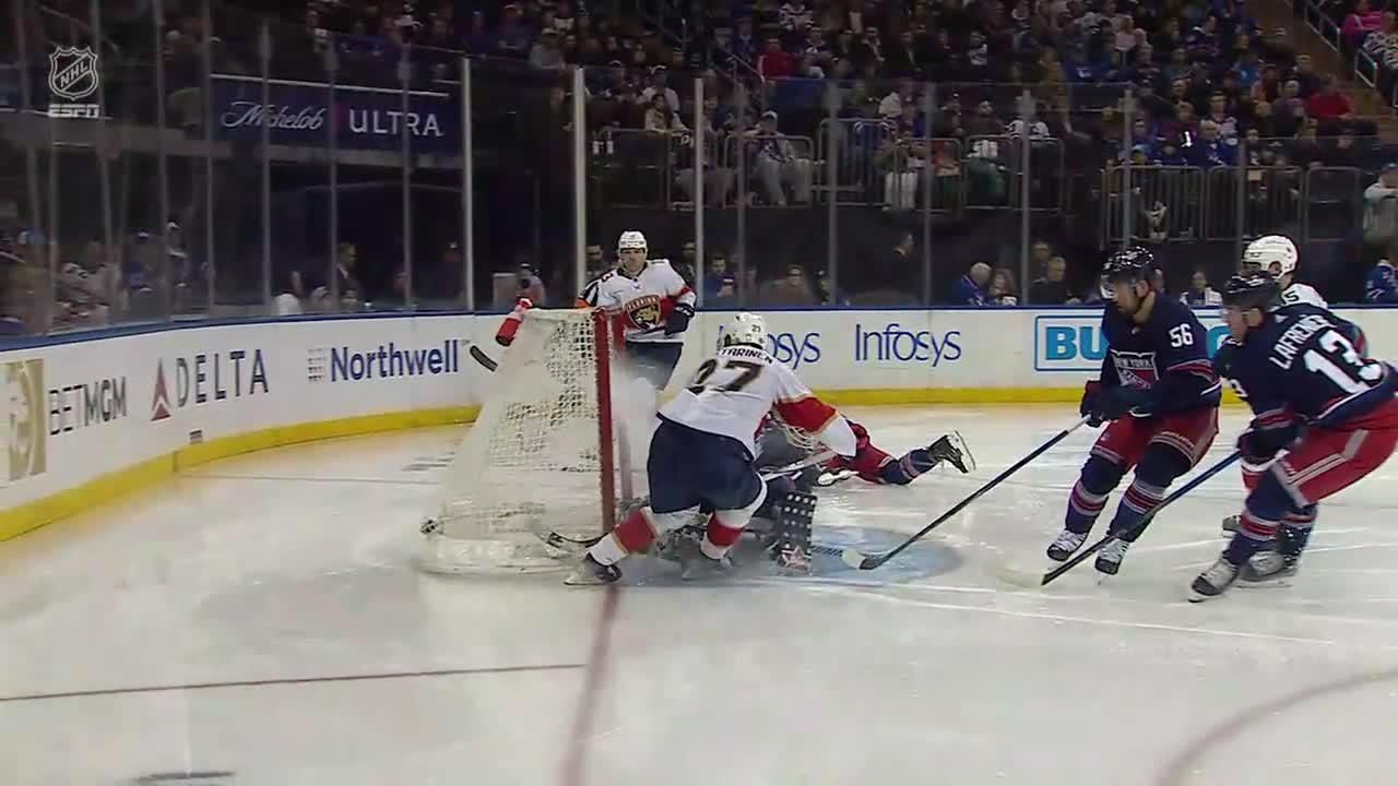 Eetu Luostarinen lights lamp 21 seconds into the period - ESPN Video