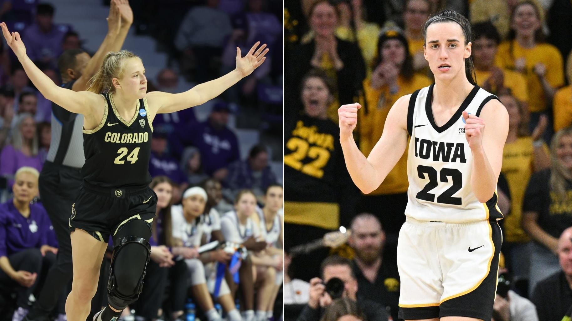 The plays that have helped Iowa and Colorado advance to the Sweet 16 ...