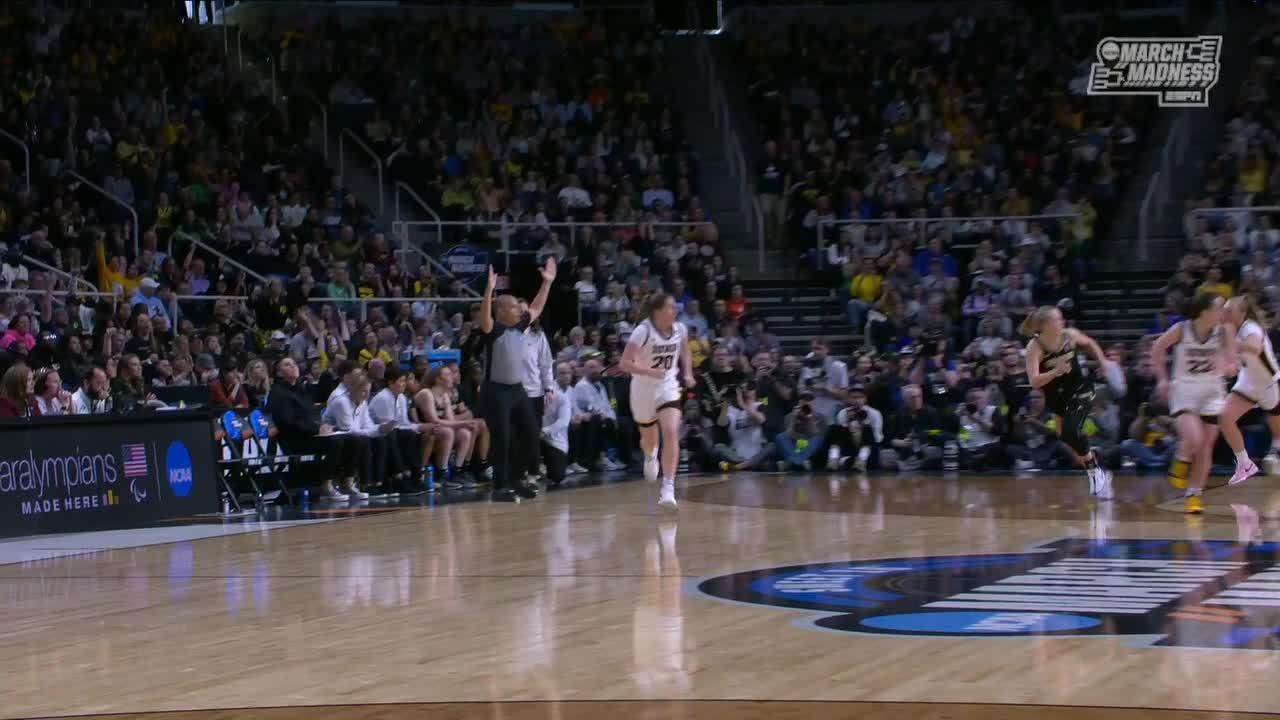 Kate Martin sinks it from downtown - ESPN Video