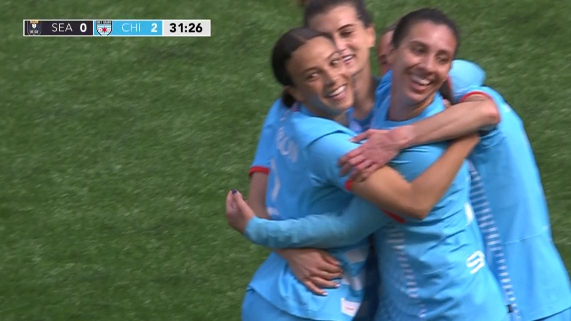 Mal Swanson scores beautiful strike for Chicago Red Stars - ESPN Video
