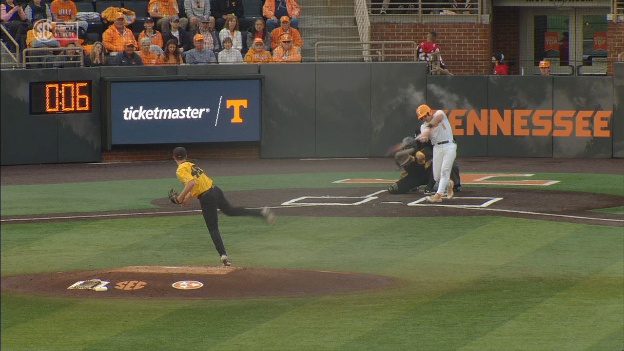 Hunter Ensley hits RBI double for Tennessee - ESPN Video
