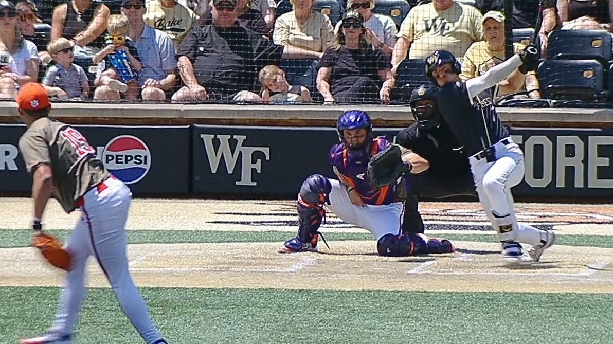 Marek Houston starts scoring for Wake with a grand slam - ESPN Video