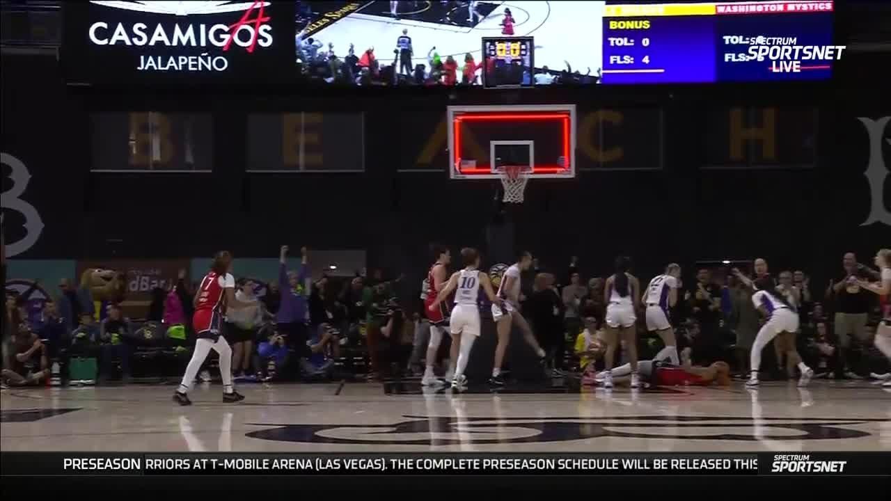 Cameron Brink rises to block the shot - ESPN Video