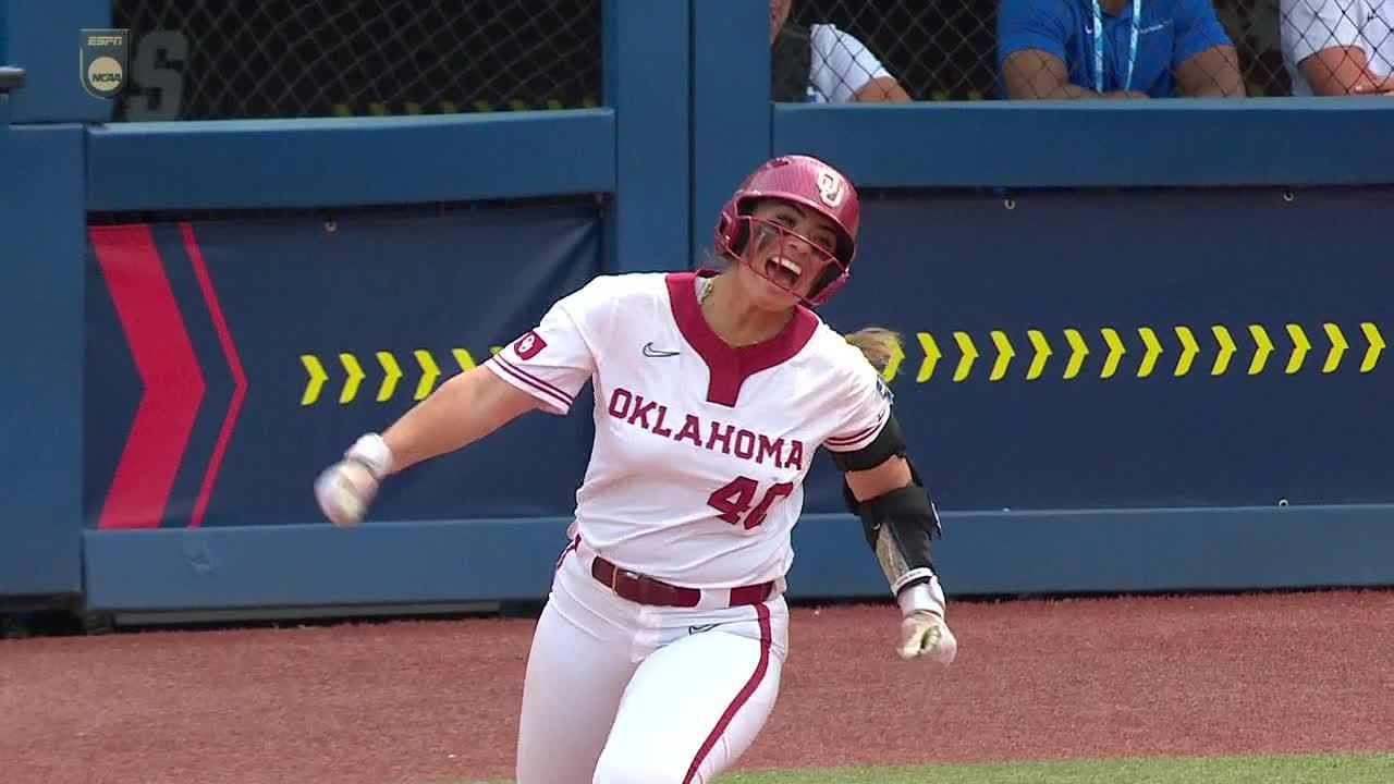 Oklahoma's Alynah Torres extends lead with 2-run HR - ESPN Video