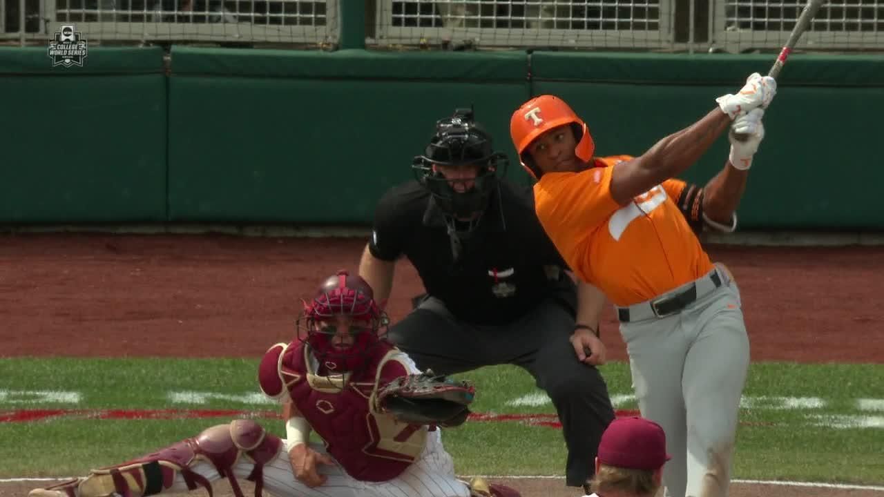 Christian Moore whacks an RBI triple for the Vols - ESPN Video