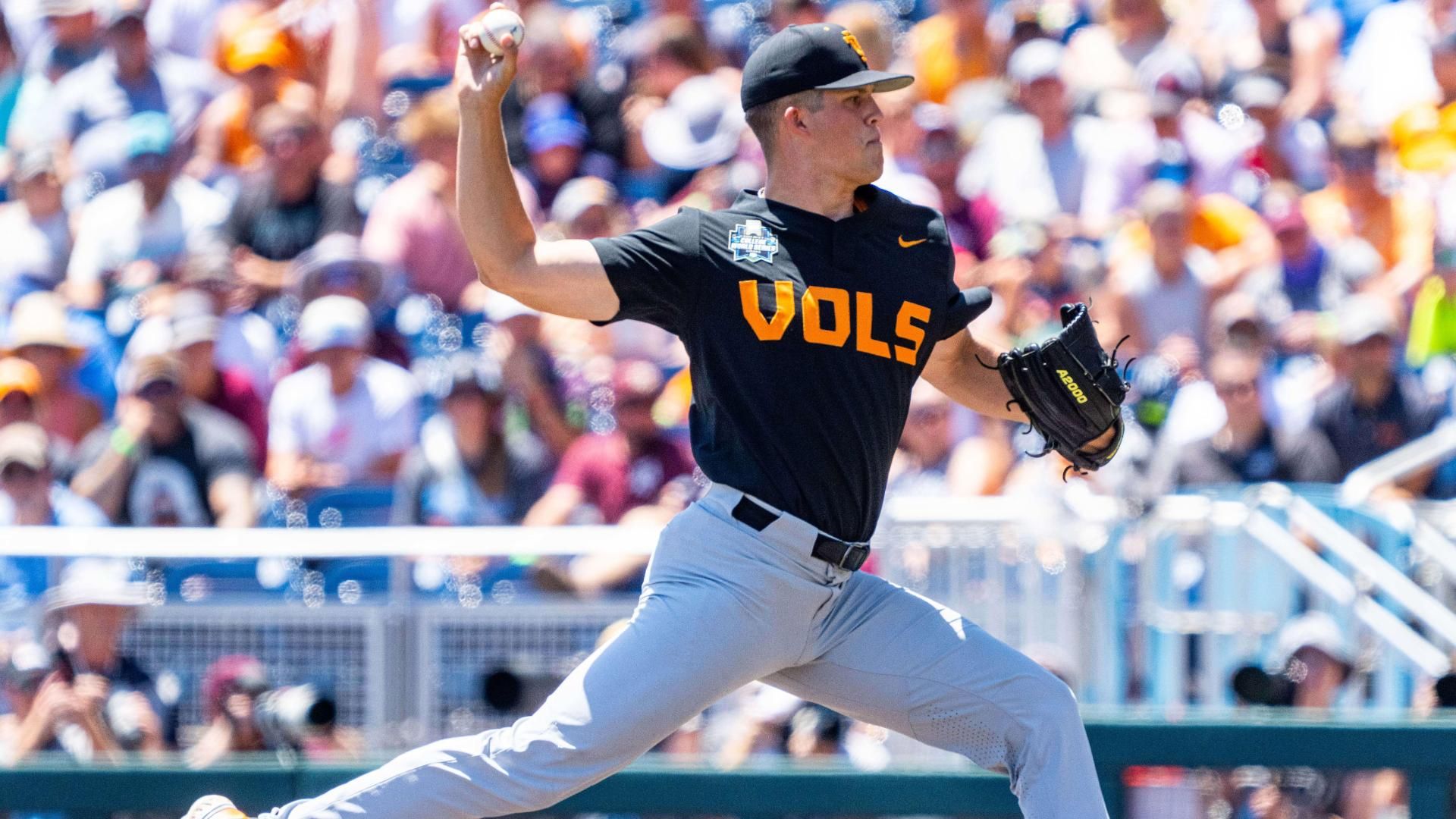 Drew Beam strikes out the side for Tennessee - ESPN Video