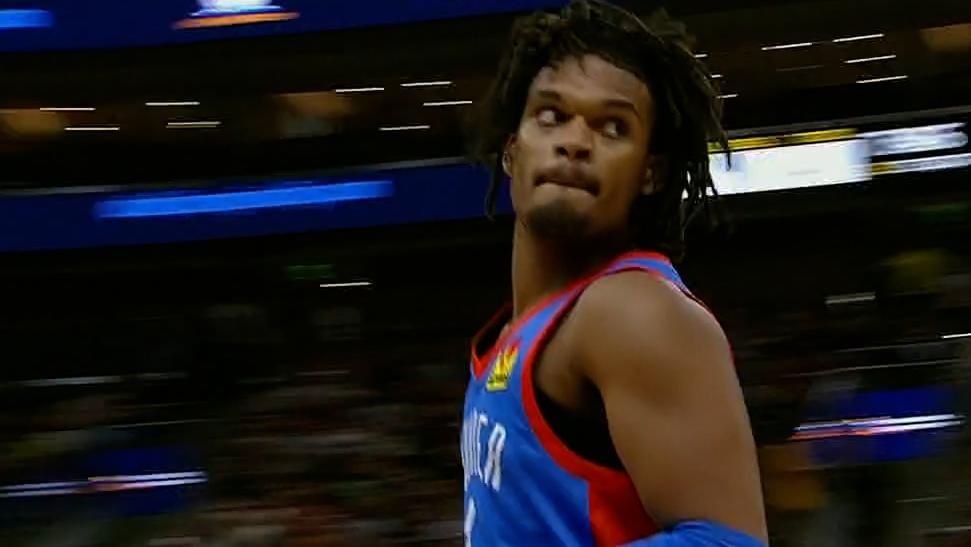 Dillon Jones drains open trey for the Thunder - ESPN Video