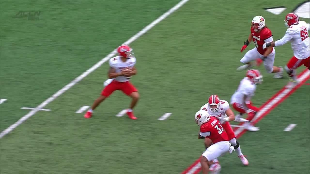 Tamarion Mcdonald makes timely sack vs. Louisville - ESPN Video