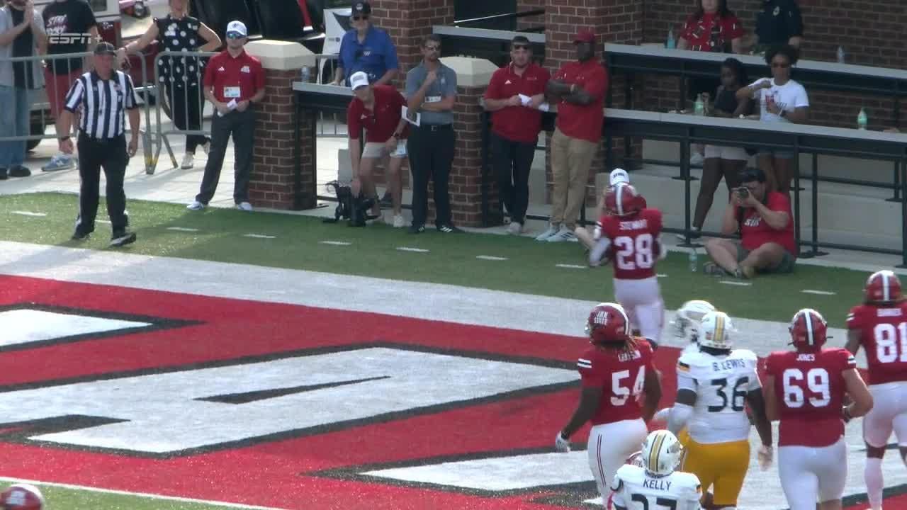 End Zone! Tre Stewart scores 5-yard rushing touchdown - ESPN Video