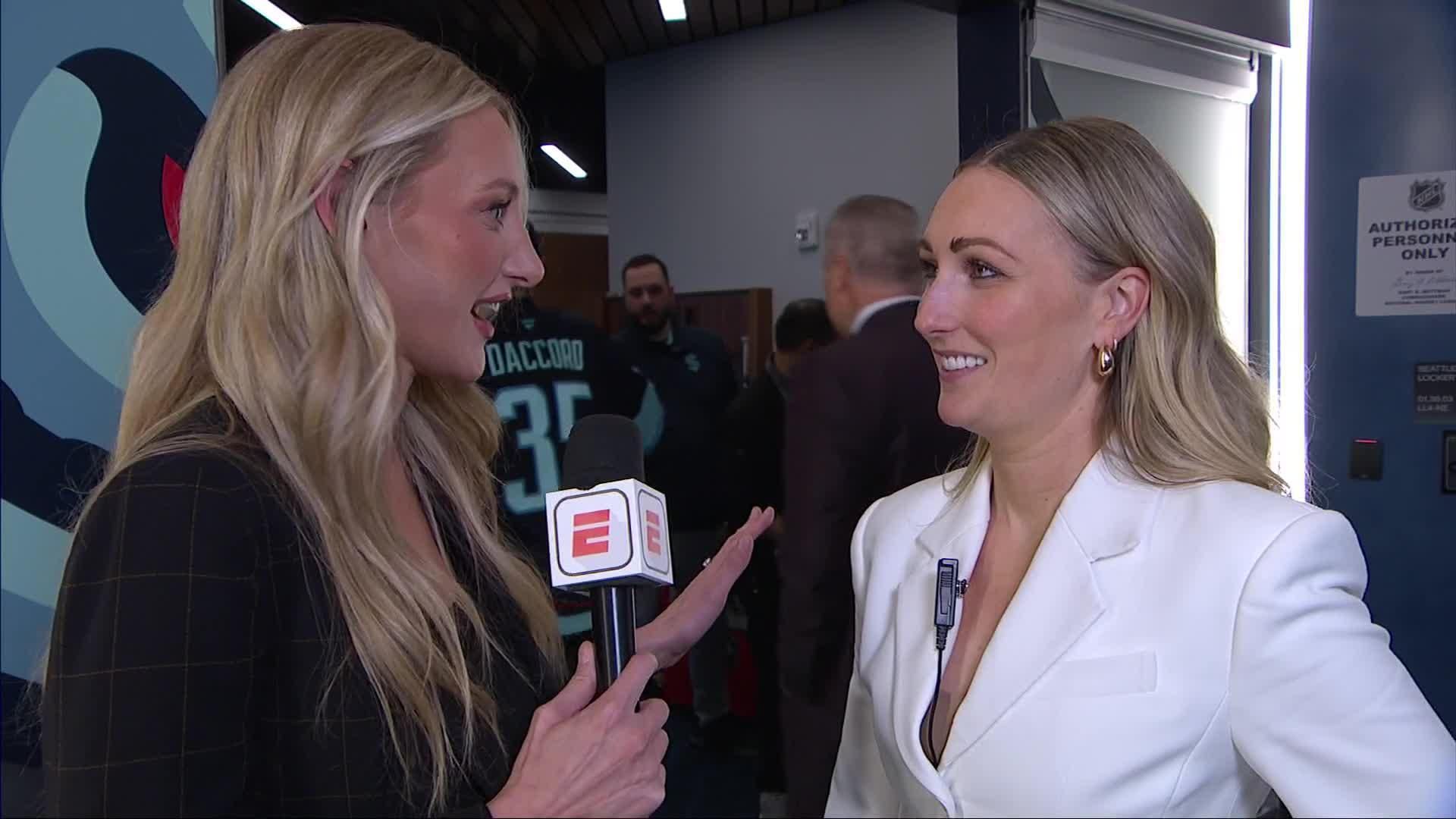 Jessica Campbell reflects on historic night - ESPN Video