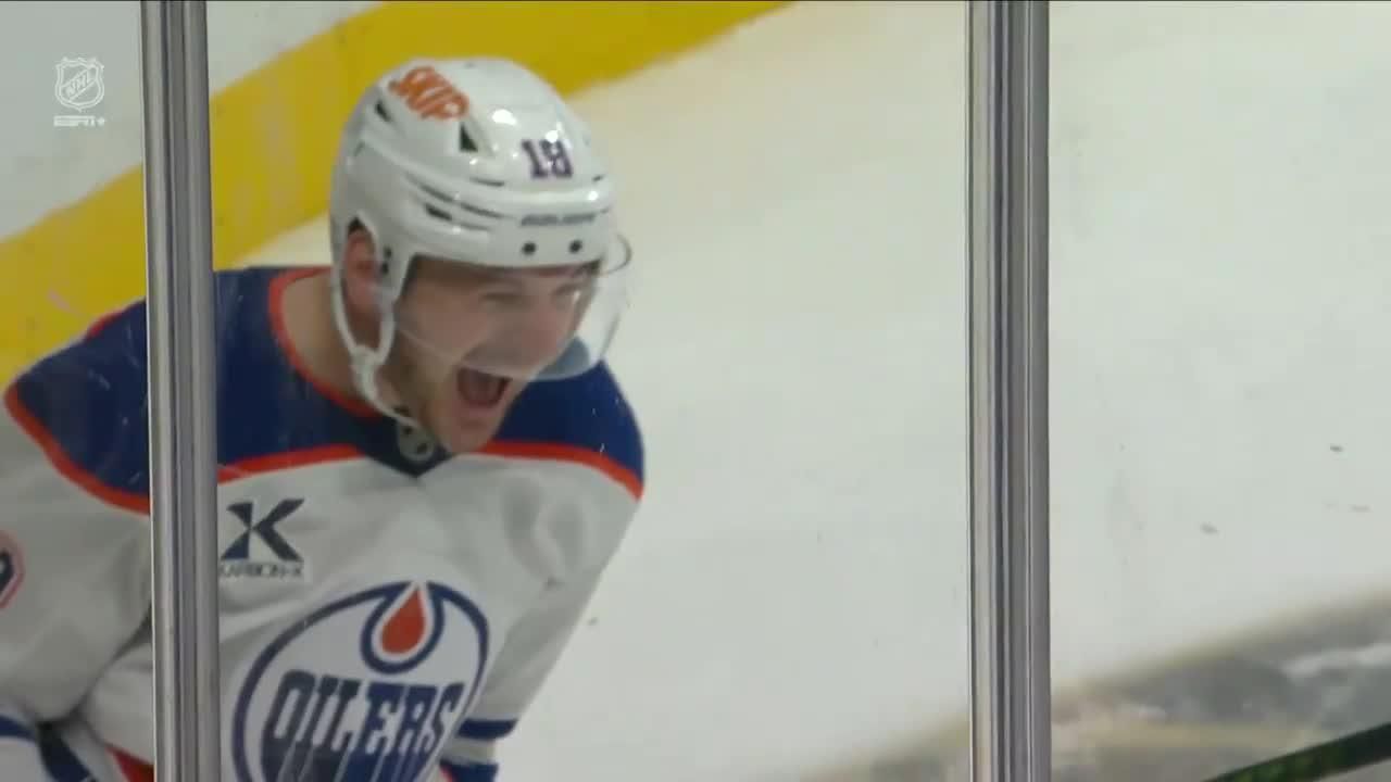 Zach Hyman nets goal for Oilers - ESPN Video