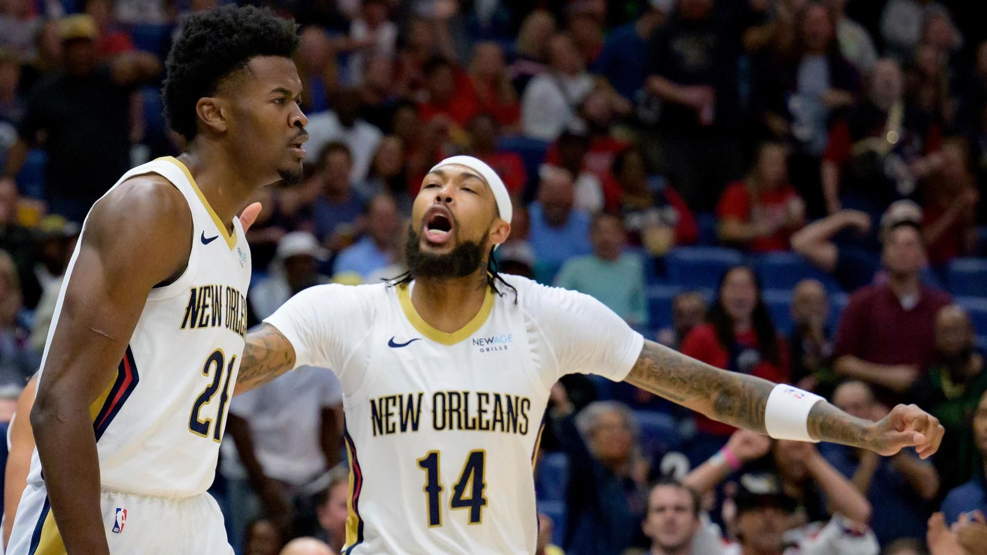 The crowd erupts as Yves Missi posterizes Myles Turner - ESPN Video