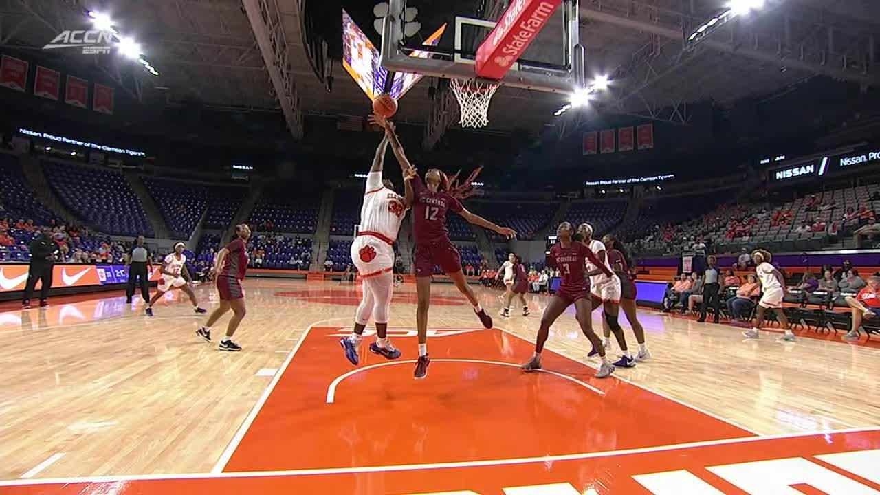 Morgan Callahan rises to block the shot - ESPN Video