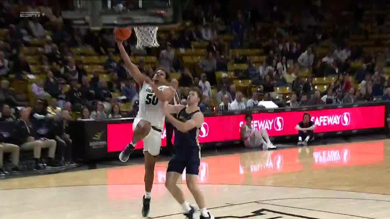 Elijah Malone gets the and-1 to fall - ESPN Video