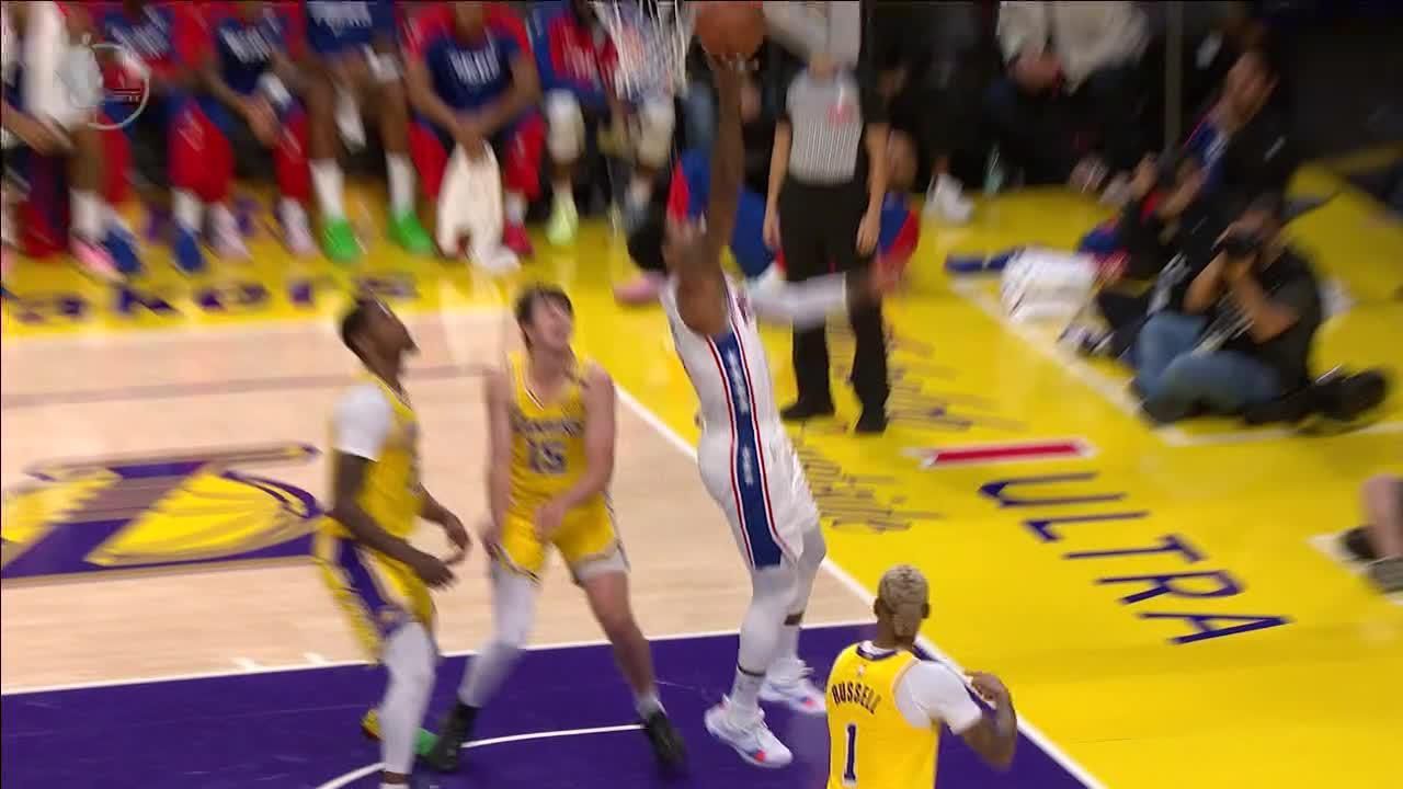 PG finishes the baseline reverse for Sixers - ESPN Video