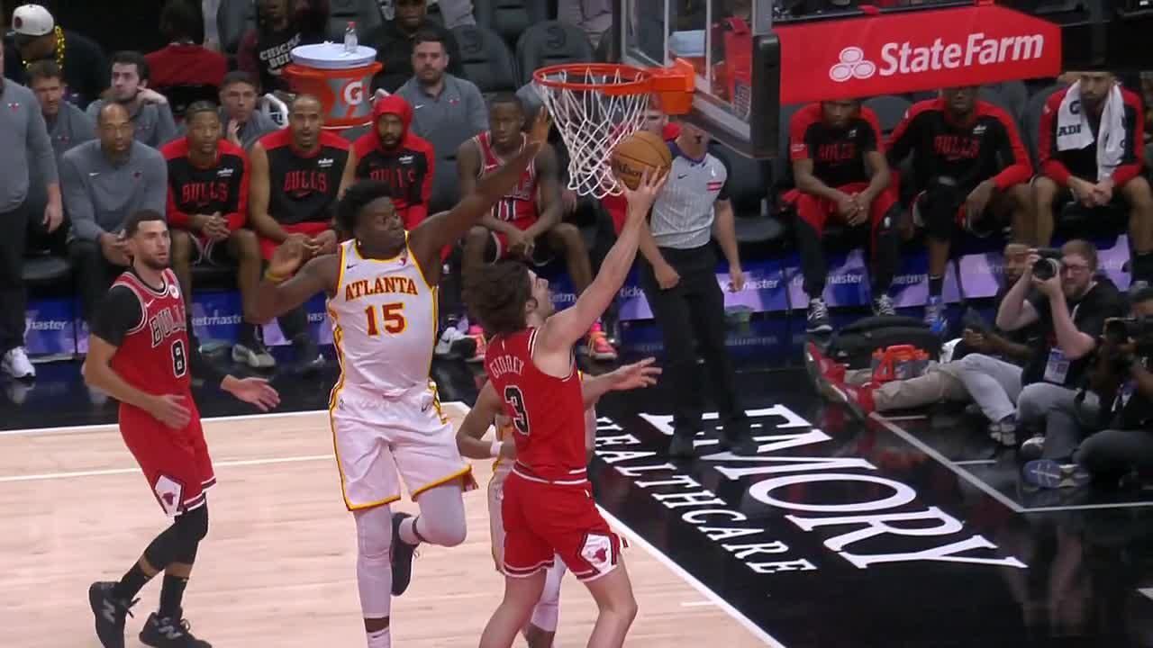 Clint Capela elevates for the big-time block - ESPN Video