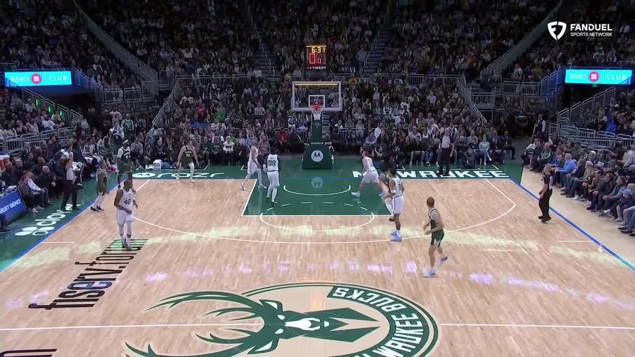 Damian Lillard nails the 3-pointer Boston Celtics - ESPN Video