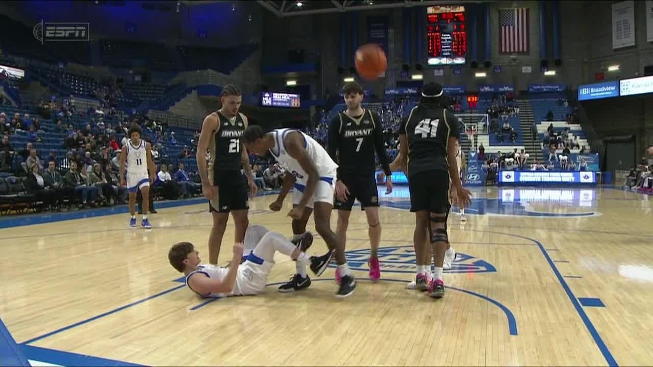 Ryan Sabol somehow gets the and-1 to fall - ESPN Video